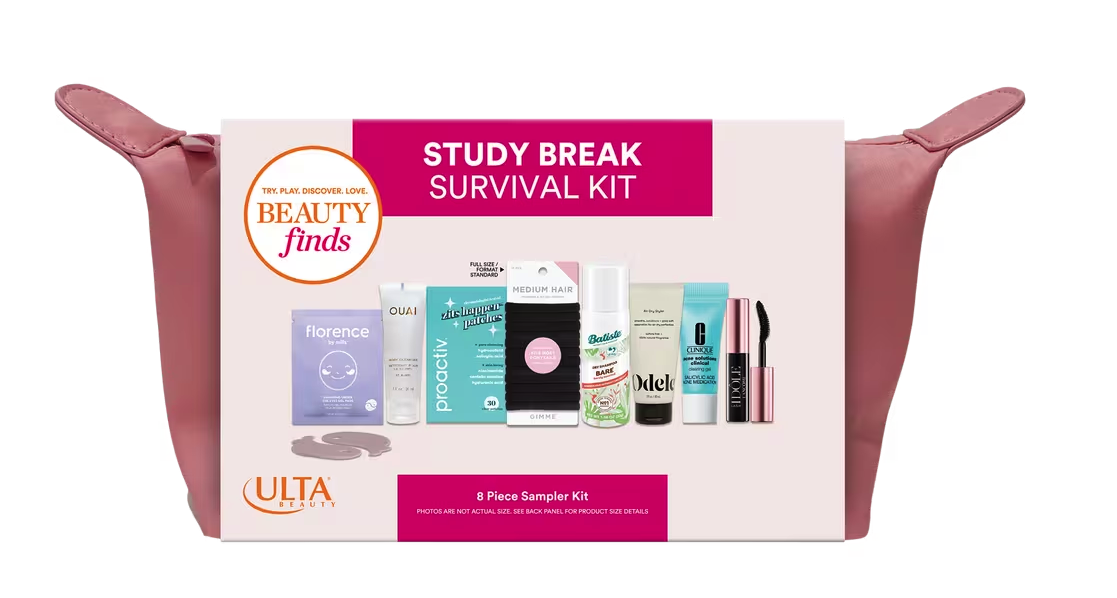 ULTA Study Break Survival Sampler Kit: 8 Rejuvenating and Mood Lifting ...