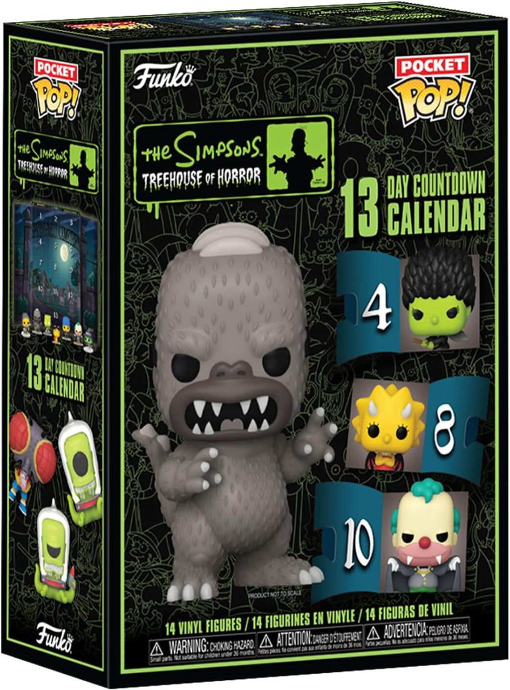 2024 Funko Pocket Pop! The Simpsons Countdown Calendar: Treehouse of Horror! - Hello Subscription