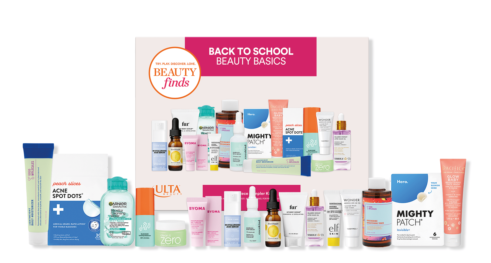 ULTA Back To School Beauty Basics Sampler Kit: 16 Essential Products To ...