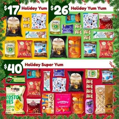 Universal Yums December 2024 Spoilers: Holiday Box - Taste of History ...
