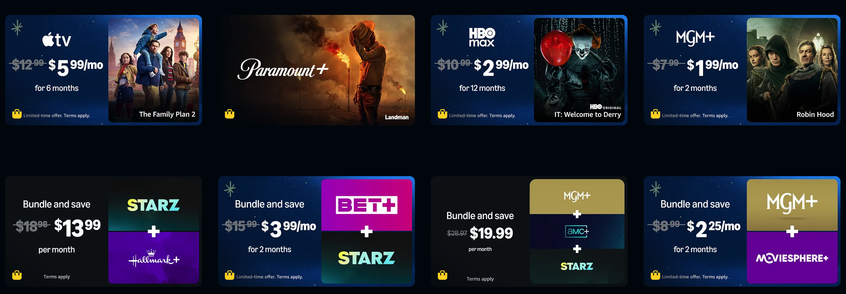 Amazon Video Cyber Monday Deal: Up To 75% Off Your First TWO Months On ...