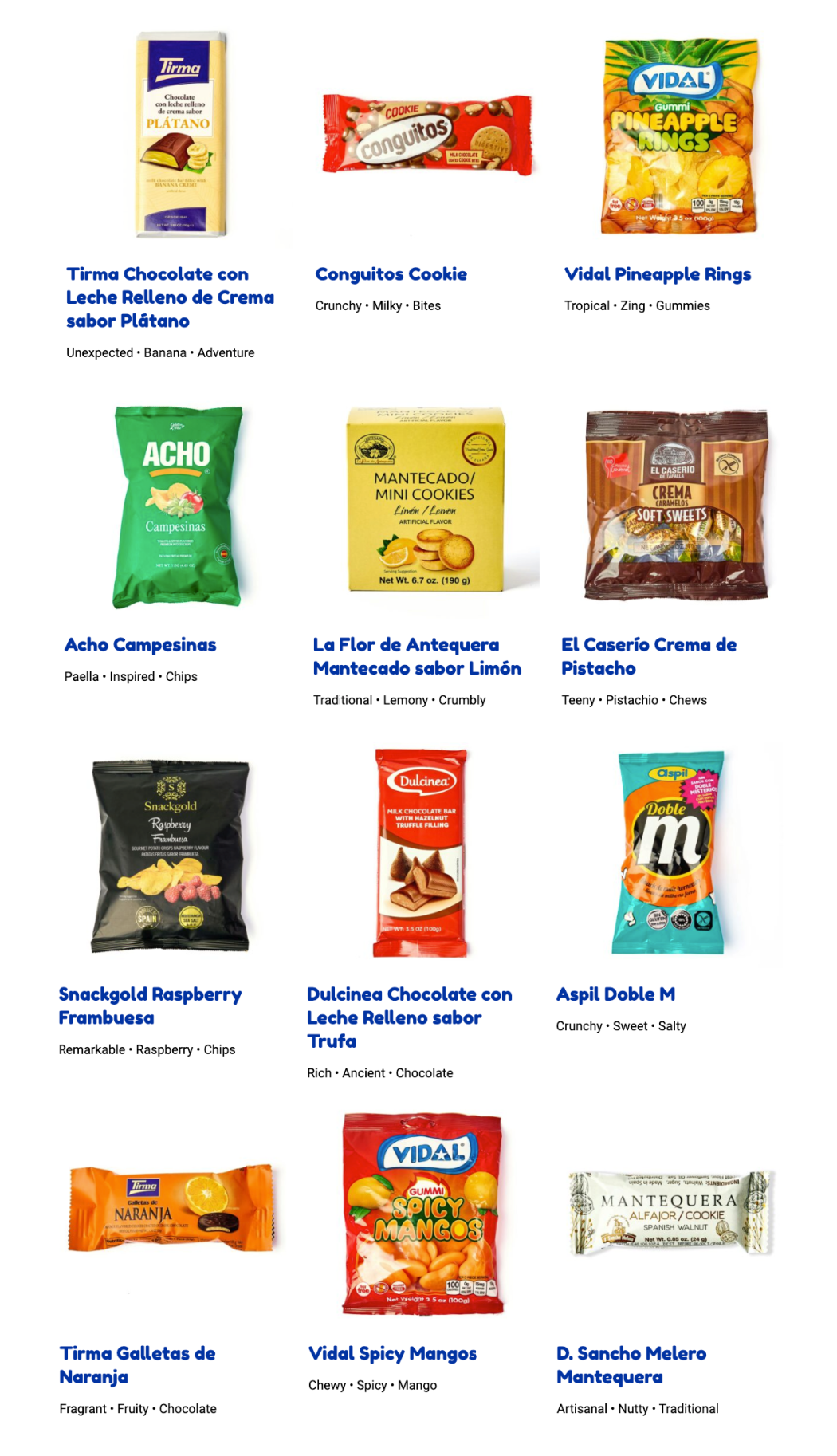 Universal Yums January 2025 Spoilers: Spain! - Hello Subscription