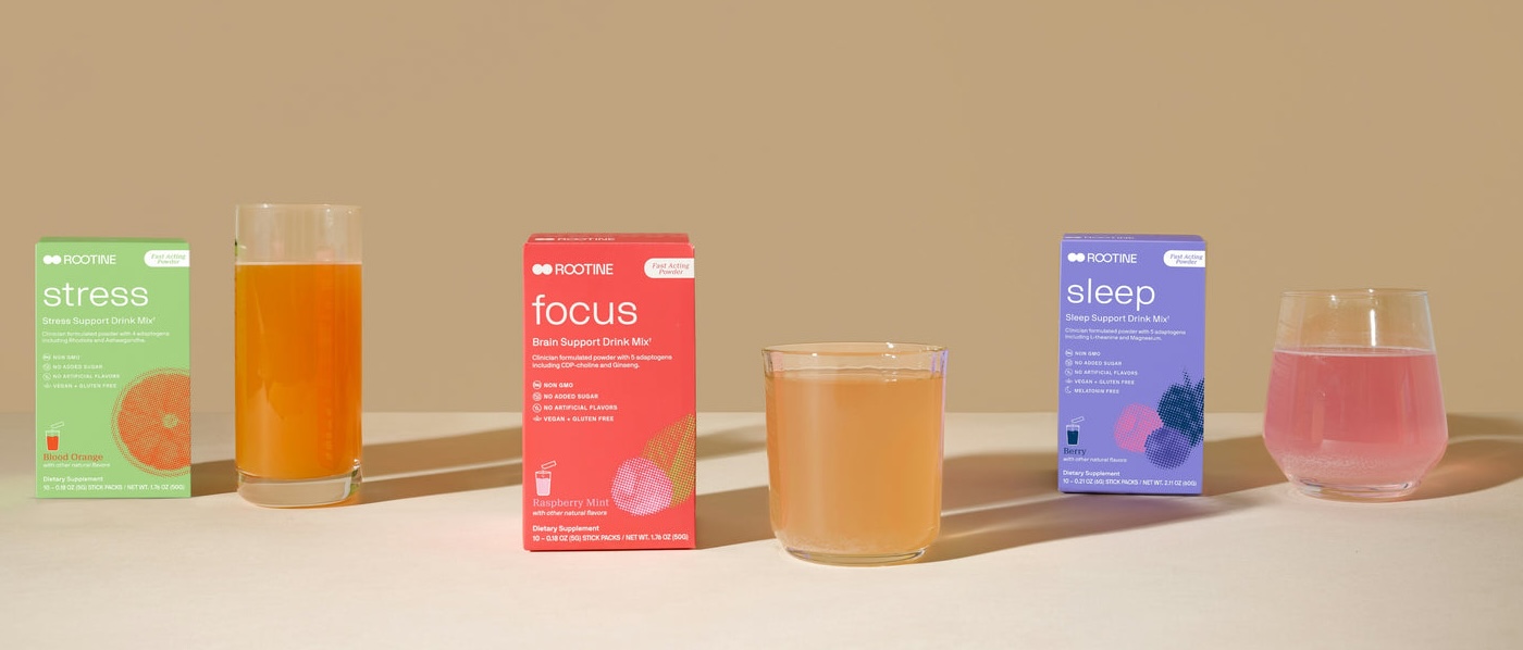 Rootine Adaptogen Drinks: Better Sleep, Less Stress, Sharper Focus - Hello Subscription