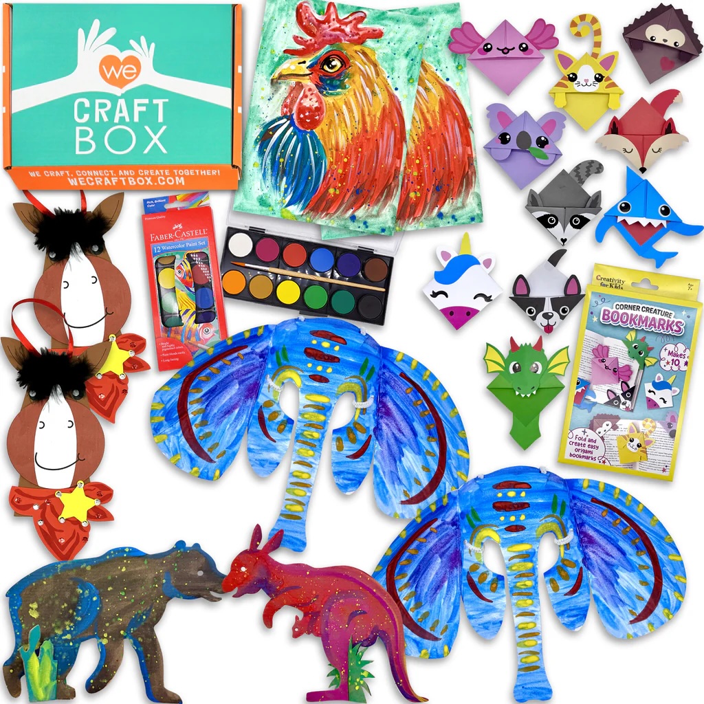 We Craft Box July 2025 Spoilers: Amazing Animals Craft Box! - Hello ...