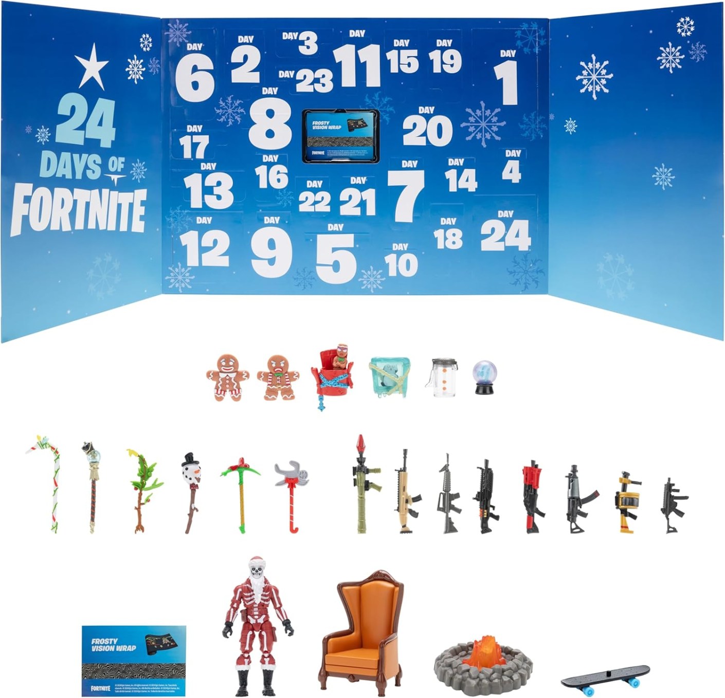 2025 Fortnite Advent Calendar: 24 Days of Winterfest! - Hello Subscription