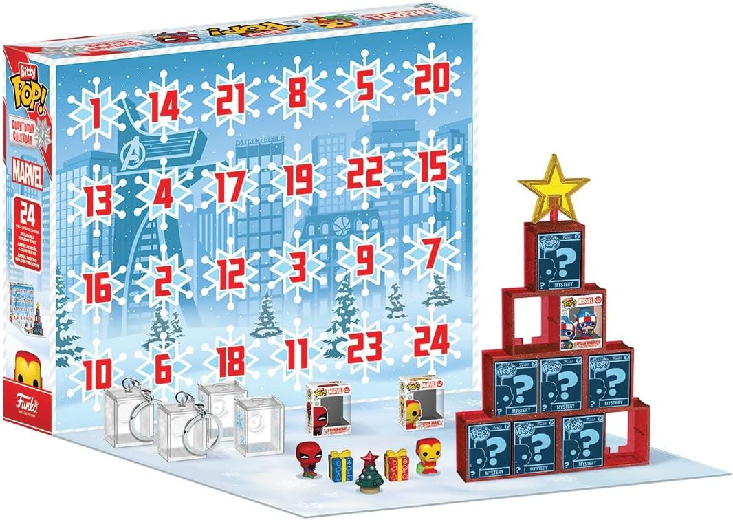 2025 Funko Bitty Pop! Marvel Advent Calendar: The Perfect Holiday Gift ...