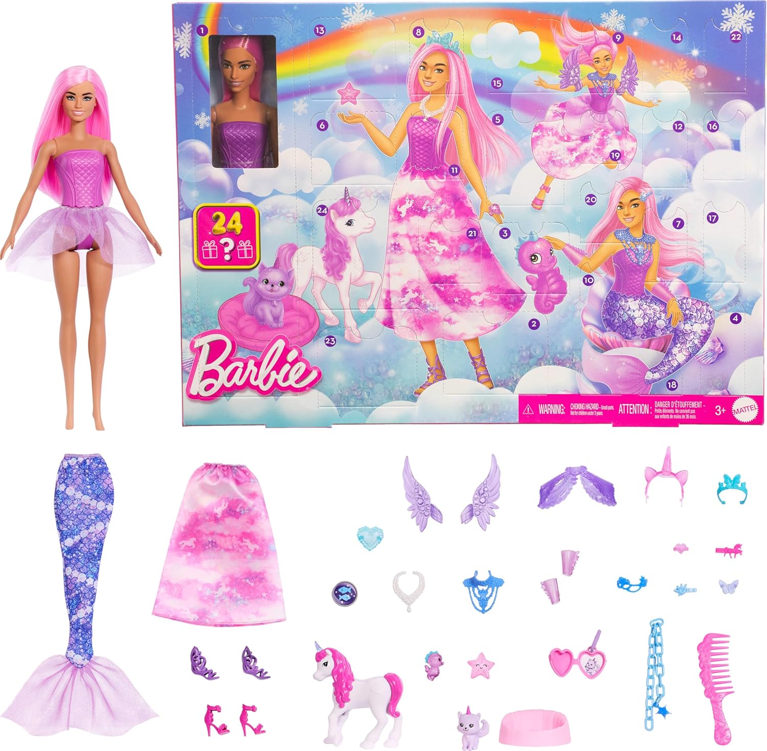 Barbie 2025 Fantasy Advent Calendar: A Magical Unboxing Experience ...
