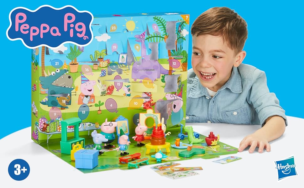 Peppa Pig Advent Calendar: George's Dino Party Celebration! - Hello ...