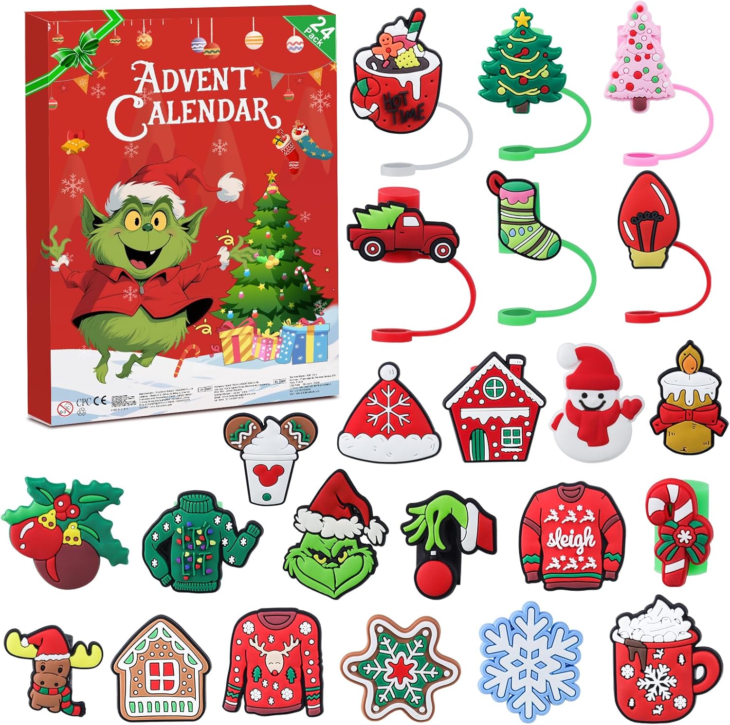 The 2025 Christmas Straw Topper Calendar: Fits Your 30oz and 40oz ...