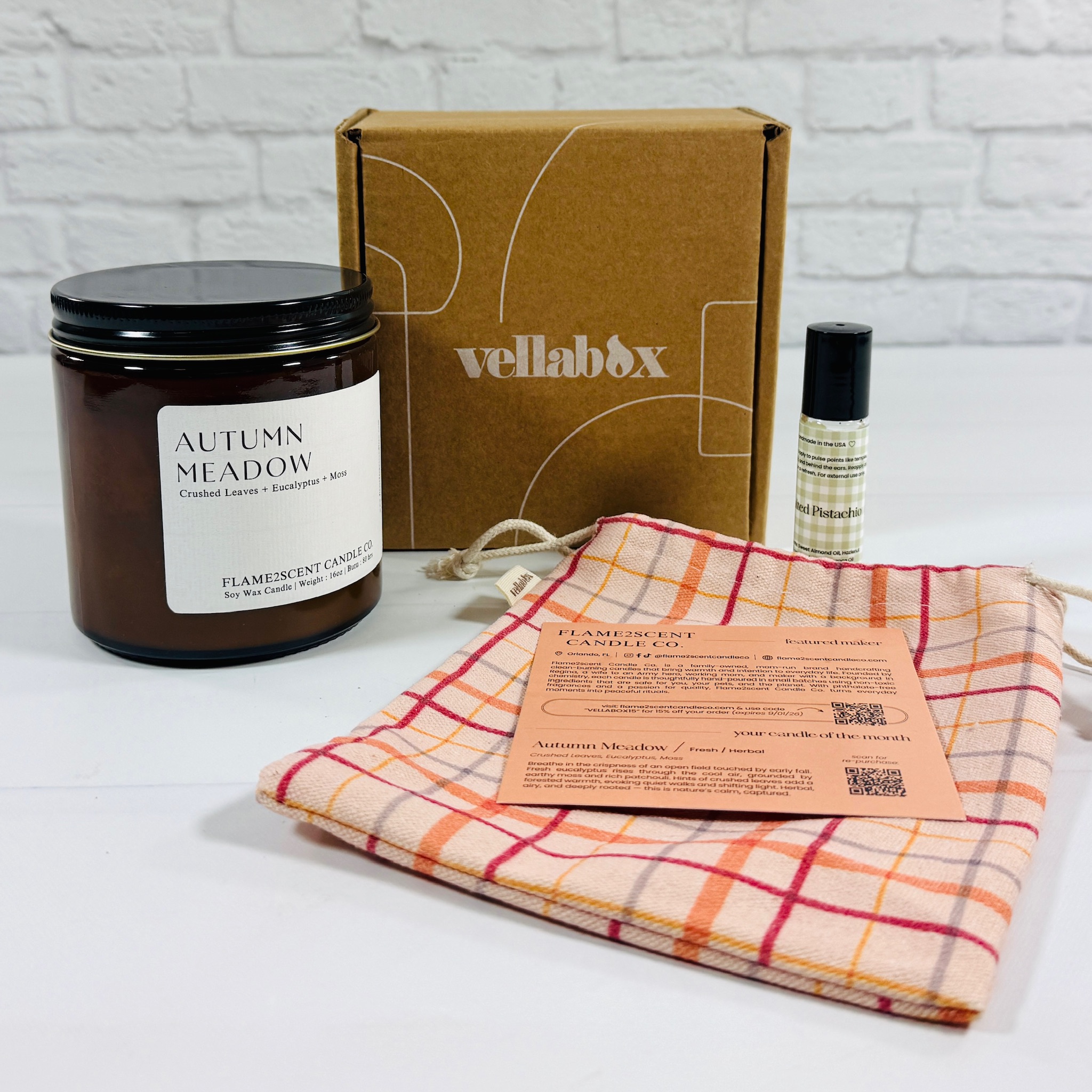 Vellabox September 2025 Review: Flame2Scent Candle Co. - Hello Subscription