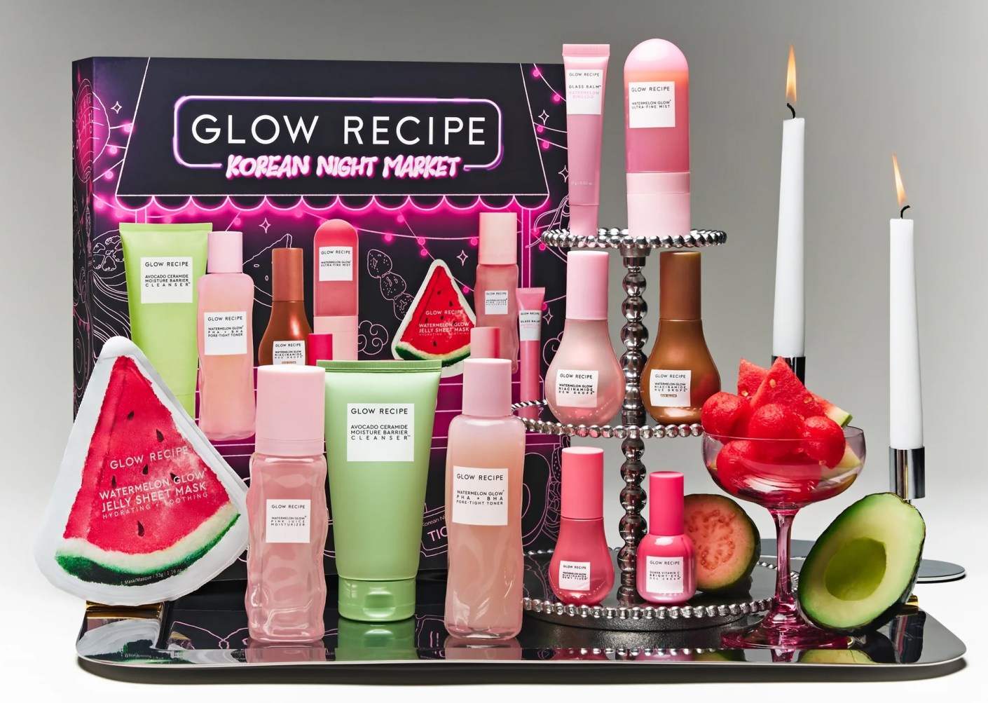 The Glow Recipe Holiday Skin Prep Vault Set: 10 Full Size Glow-Giving ...