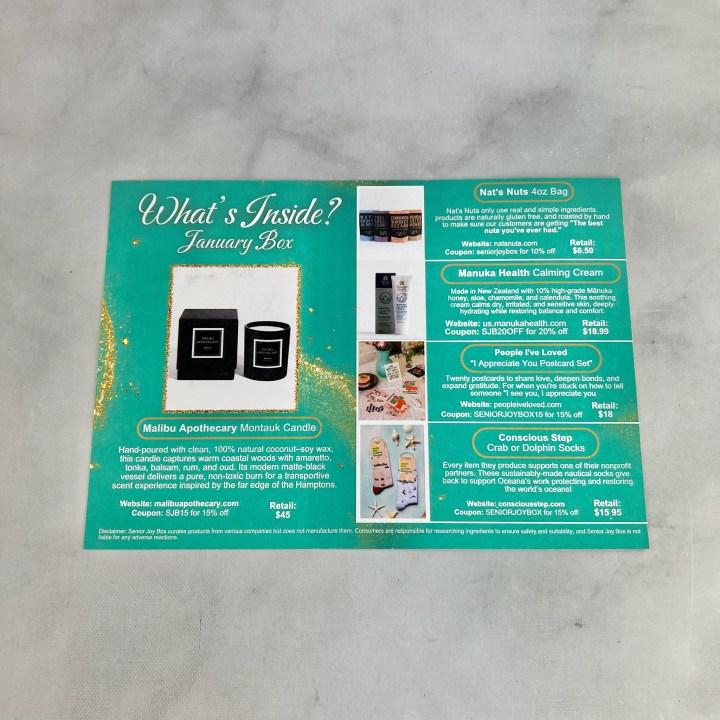 Senior Joy Box January 2026 Review: A Thoughtful Start to the New Year ...